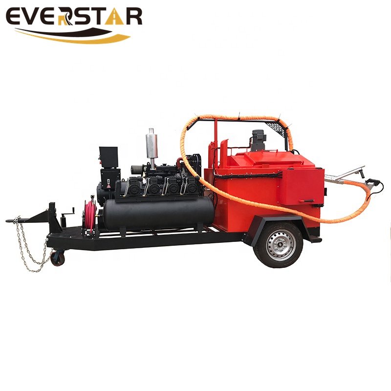 ES-500L ROAD CRACK SEALING MACHINE WITH CRACK CLEANER - Estraffic Pile ...