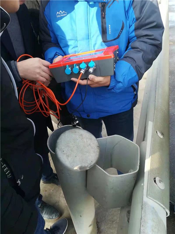 Buried Post Column Depth Detector - Estraffic Pile Driver , Road ...