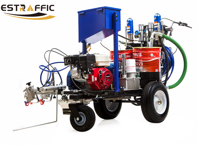 Two Component Airless Spraying Road Marking Machine