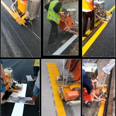 The Main Steps of Hot Melt Marking Paint Marking Construction ...